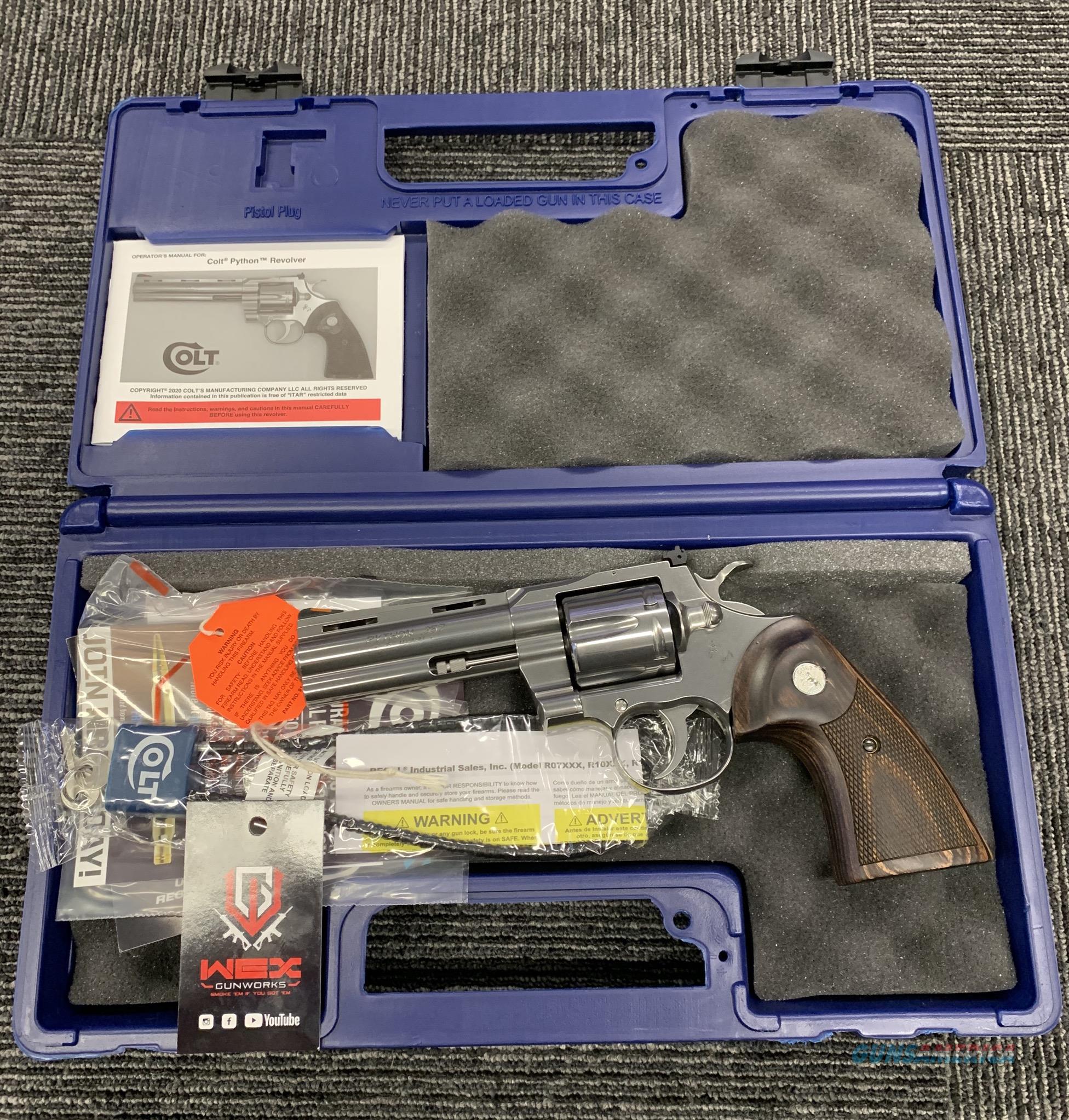 COLT PYTHON 2020 .357 MAGNUM 4.25 I... for sale at Gunsamerica.com ...