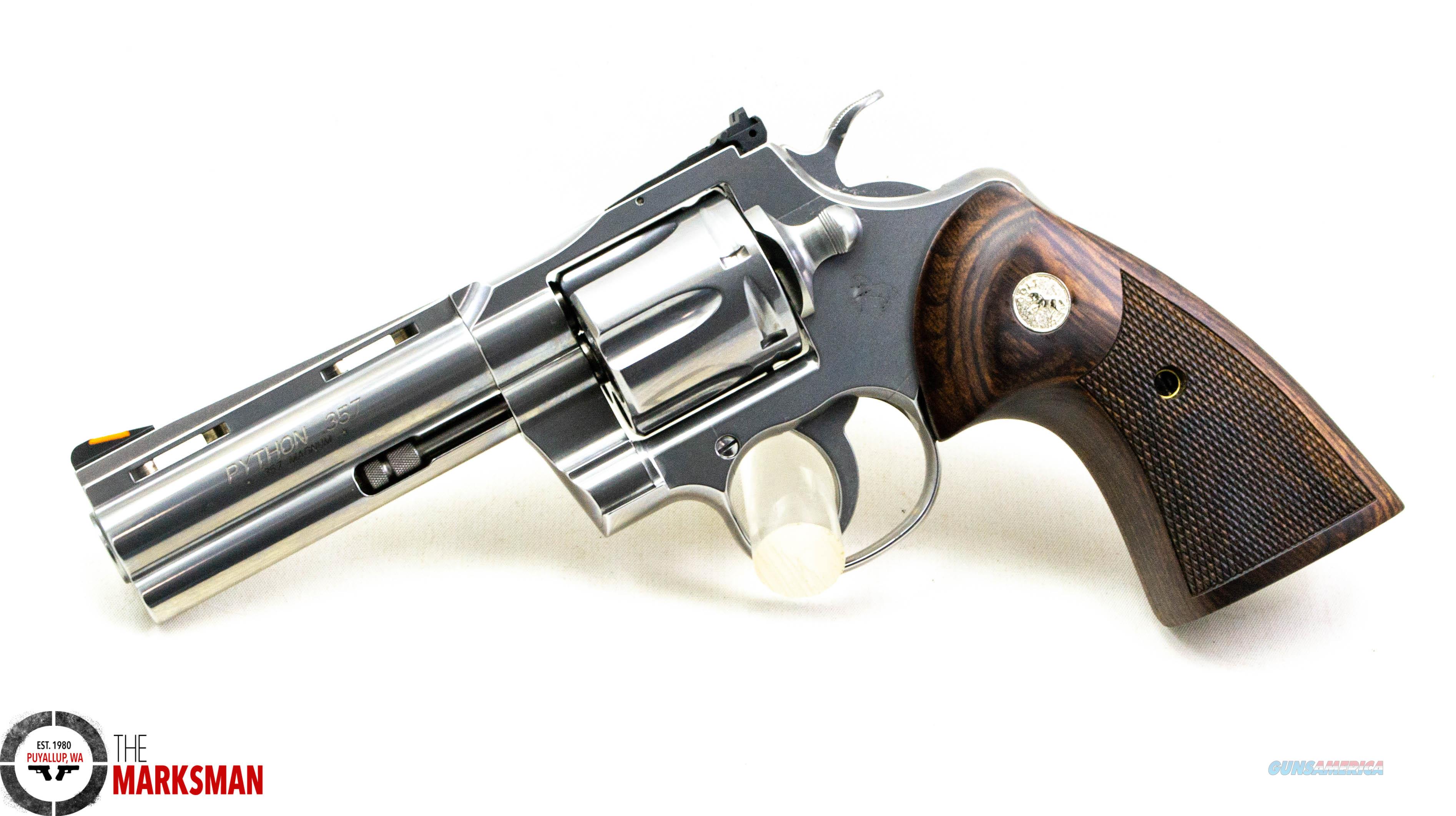 Colt Python, .357 Magnum, 4.25" NEW... for sale at Gunsamerica.com ...