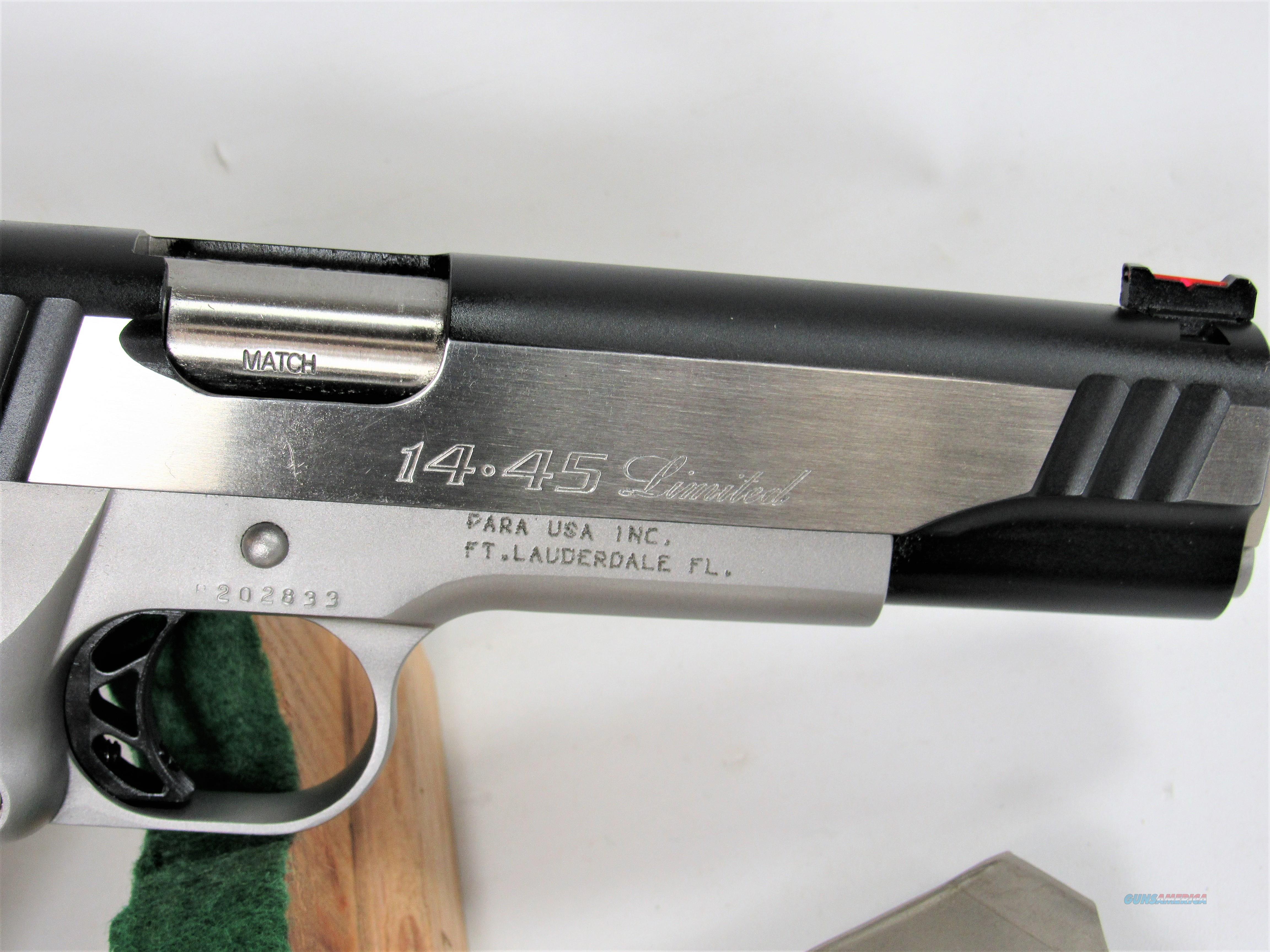 D74BB PARA ORDNANCE 14.45 LIMITED. for sale at Gunsamerica.com: 926304274