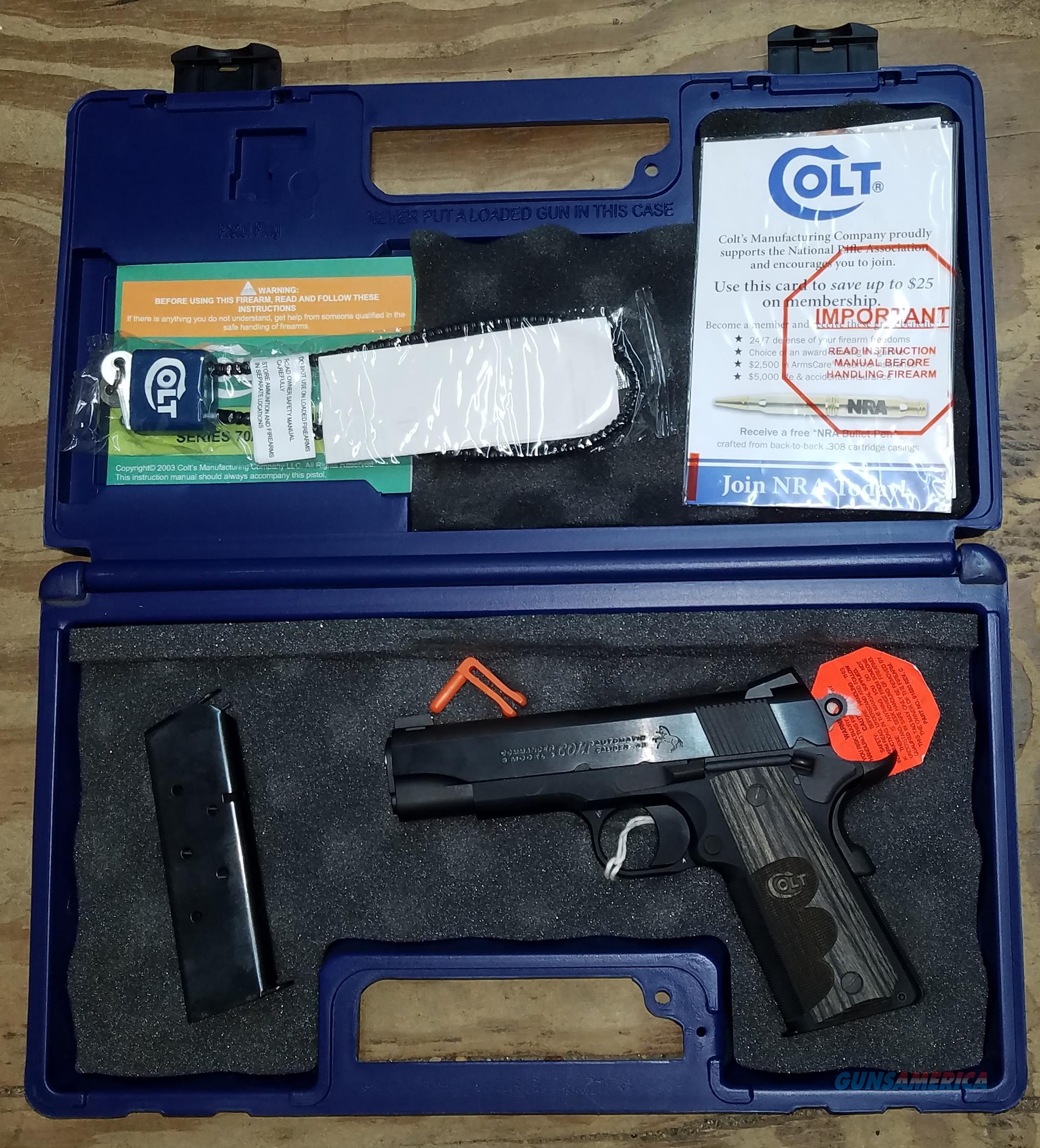 COLT WILEY CLAPP COMMANDER 45 ACP 0... for sale at Gunsamerica.com ...