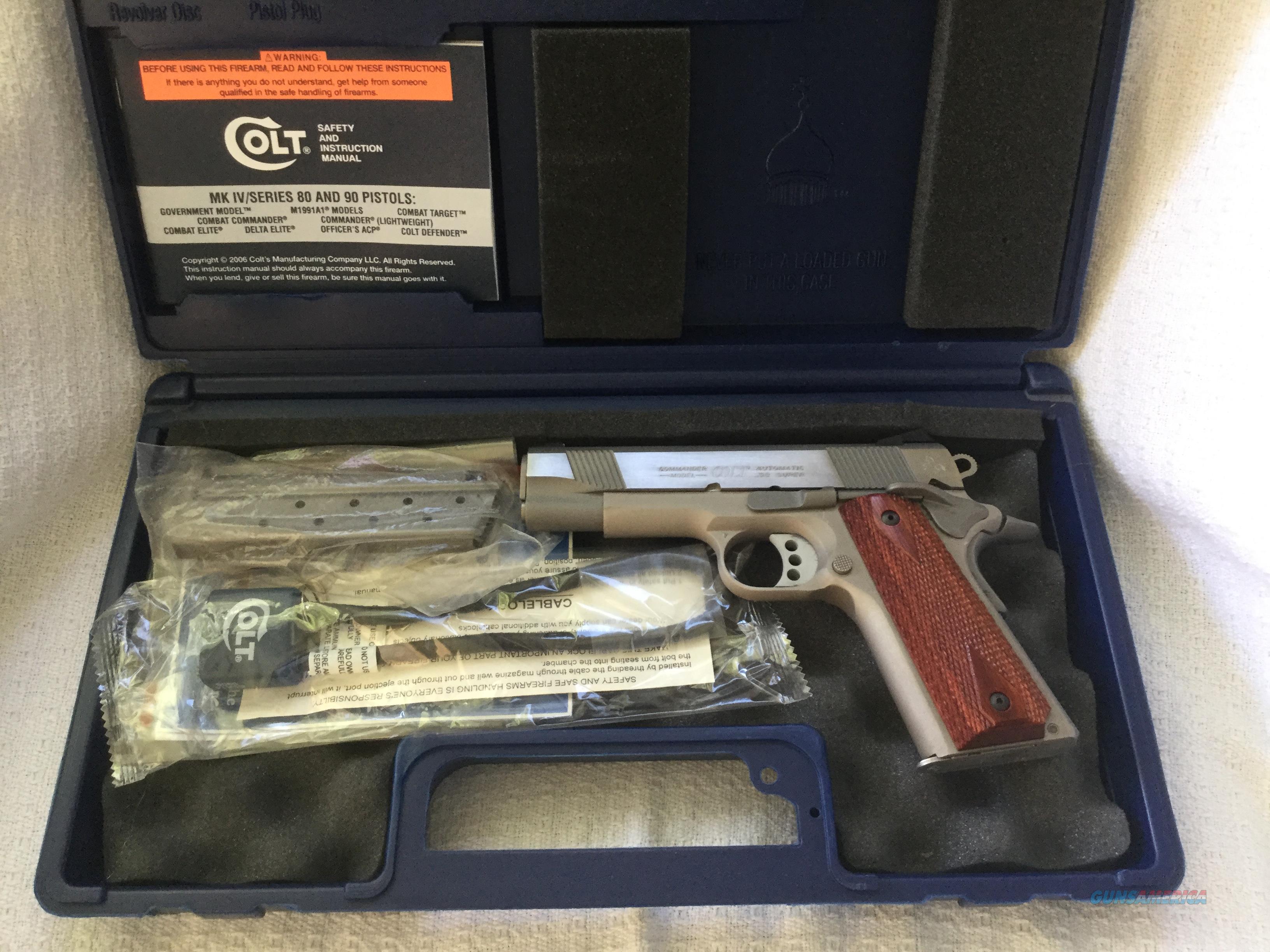 COLT 1911. 38. SUPER COMMANDER for sale at Gunsamerica.com: 997440395