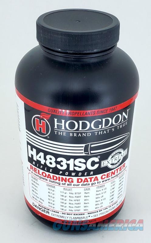 H4831SC Hodgdon Powder 1lb (Knoxvil... for sale at Gunsamerica.com ...