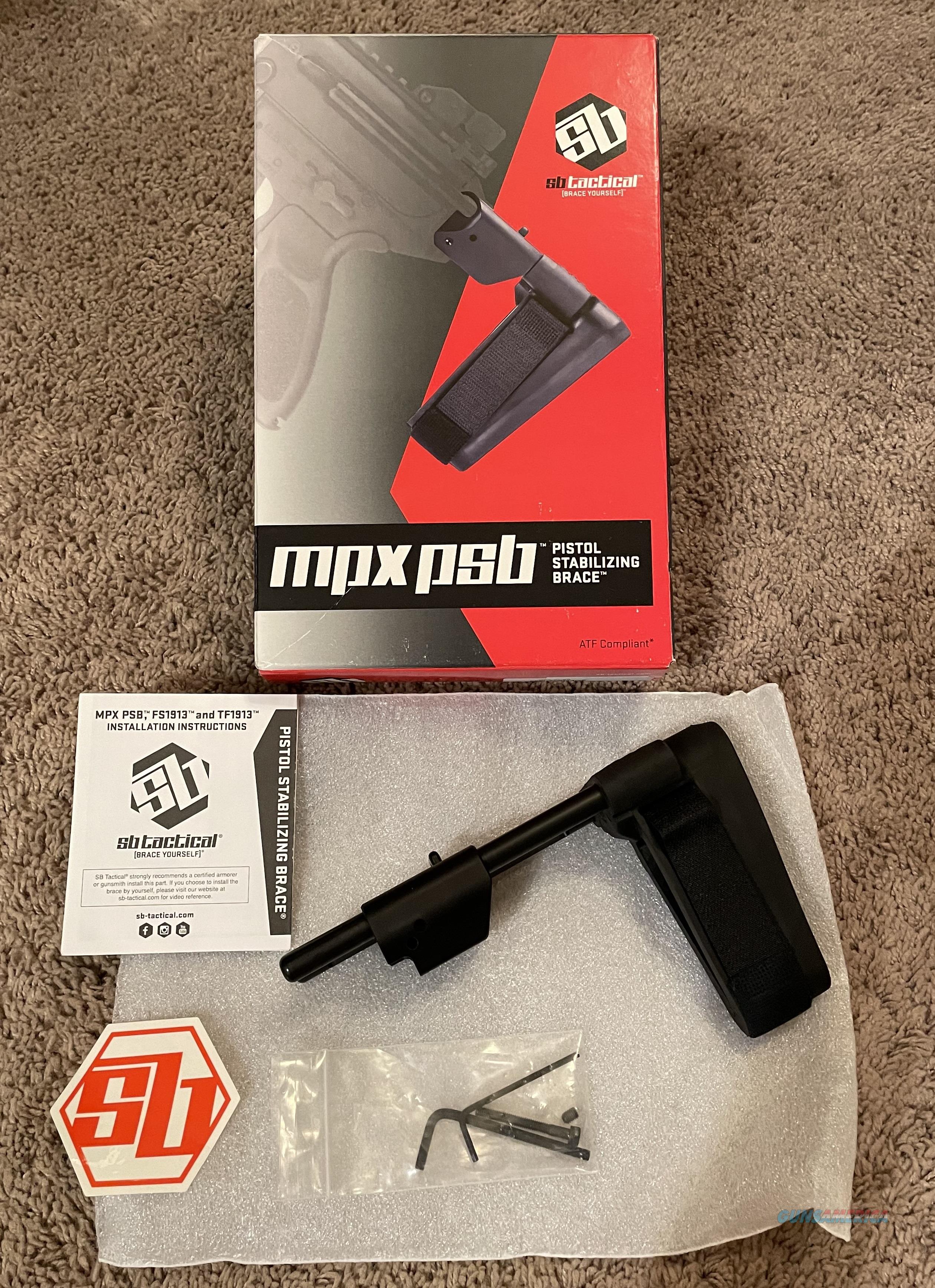 SB Tactical MPX PSB Pistol Stabiliz... for sale at Gunsamerica.com ...