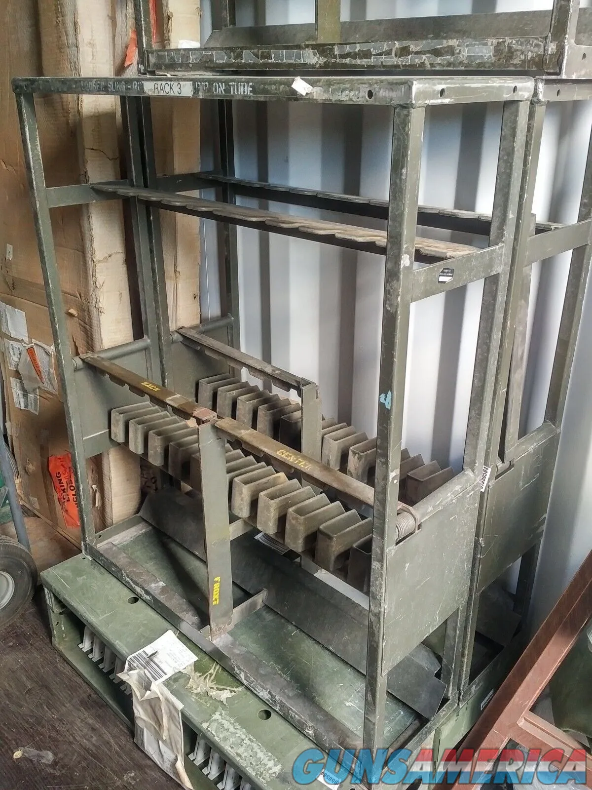 Military SMALL ARMS 10 Slot GUN RAC... for sale at Gunsamerica.com ...