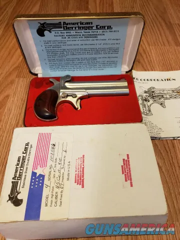 AMERICAN DERRINGER MODEL 4 45 COLT ... for sale at Gunsamerica.com ...