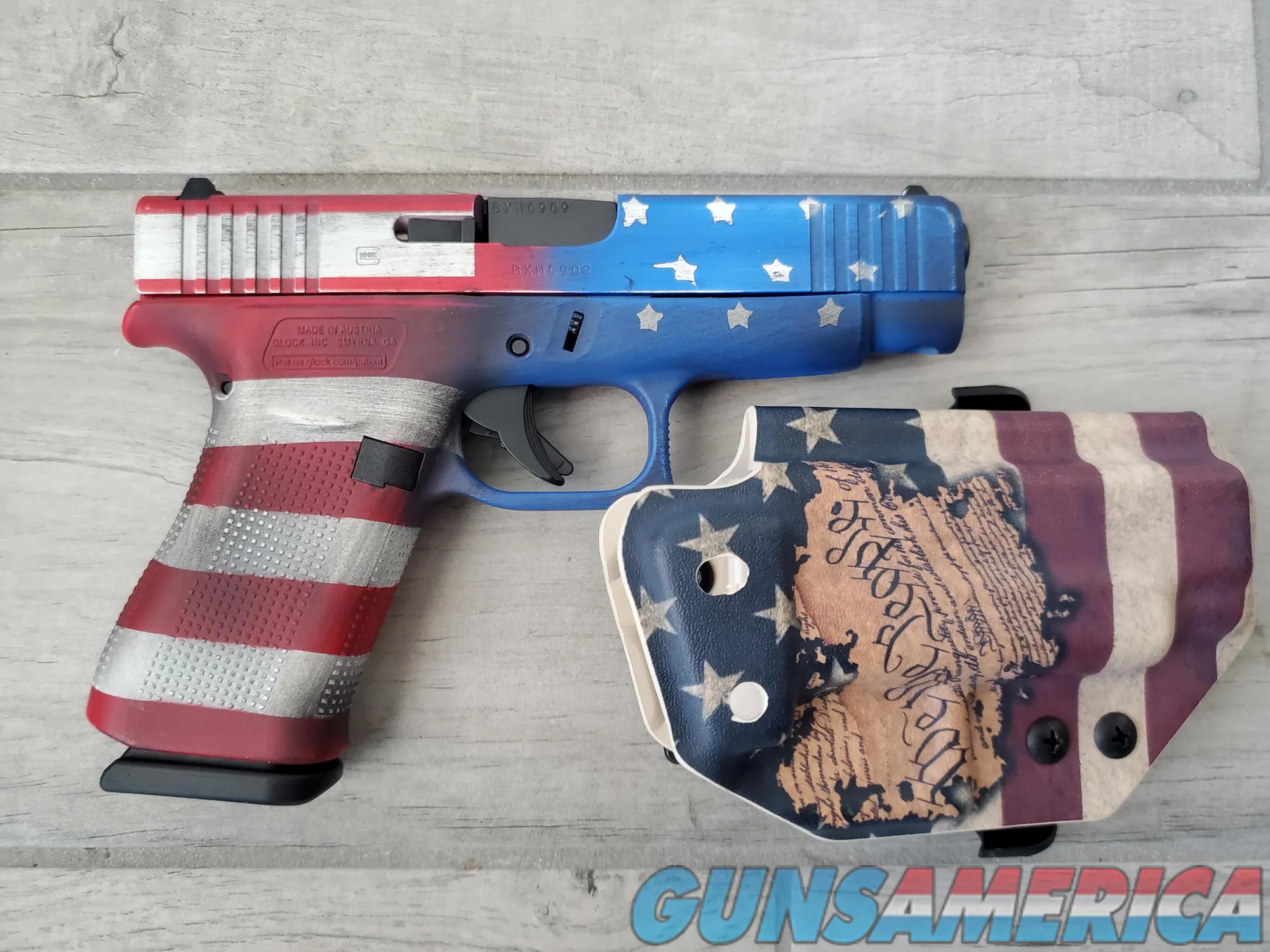 Glock 48 American Flag Cerakote wit... for sale at Gunsamerica.com ...