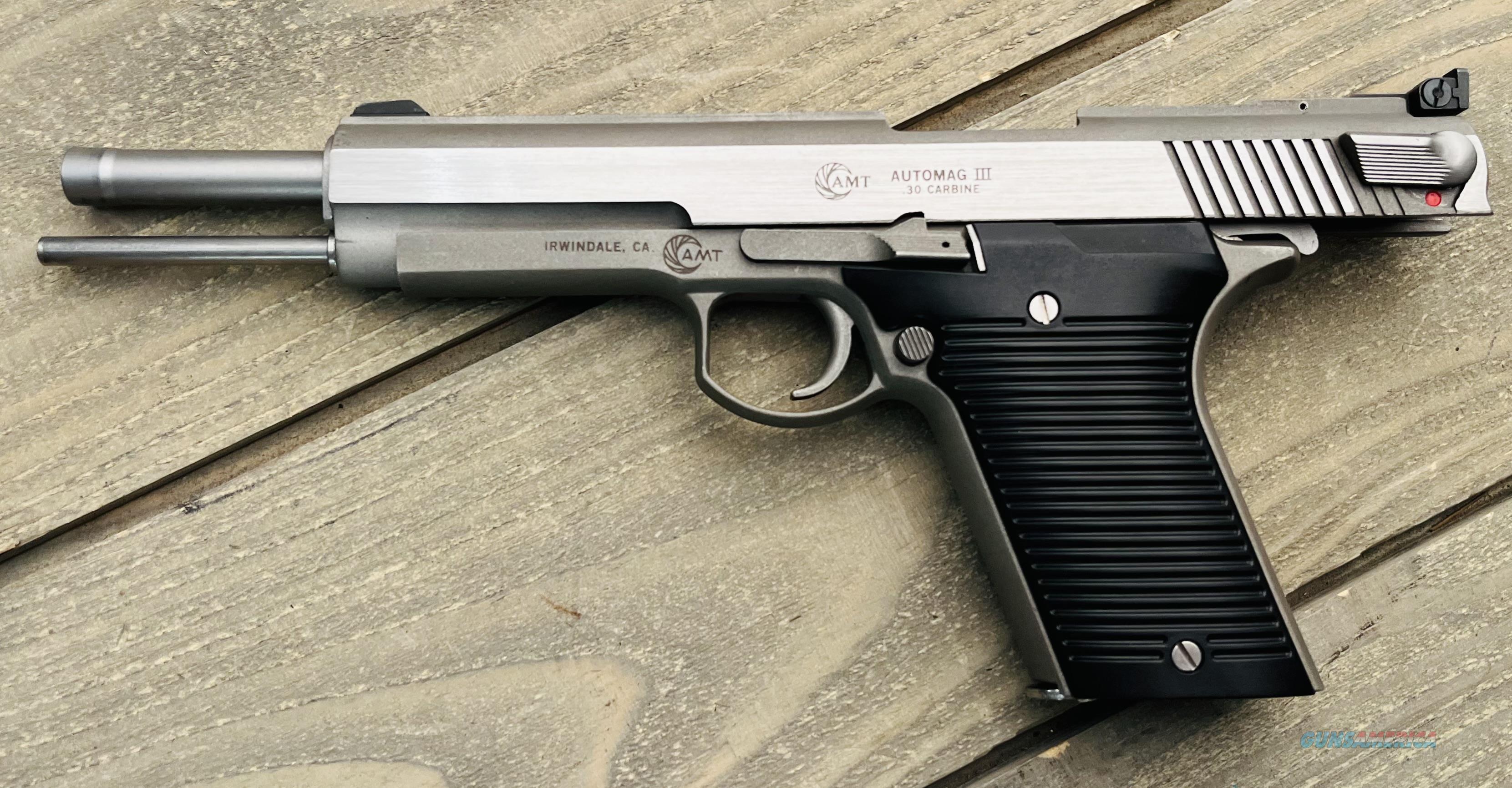 AMT Automag III .30 Carbine for sale at Gunsamerica.com: 967212244