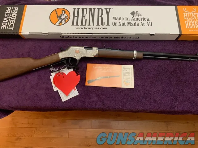 Henry America Beauty 22LR Silver for sale at Gunsamerica.com: 900920954